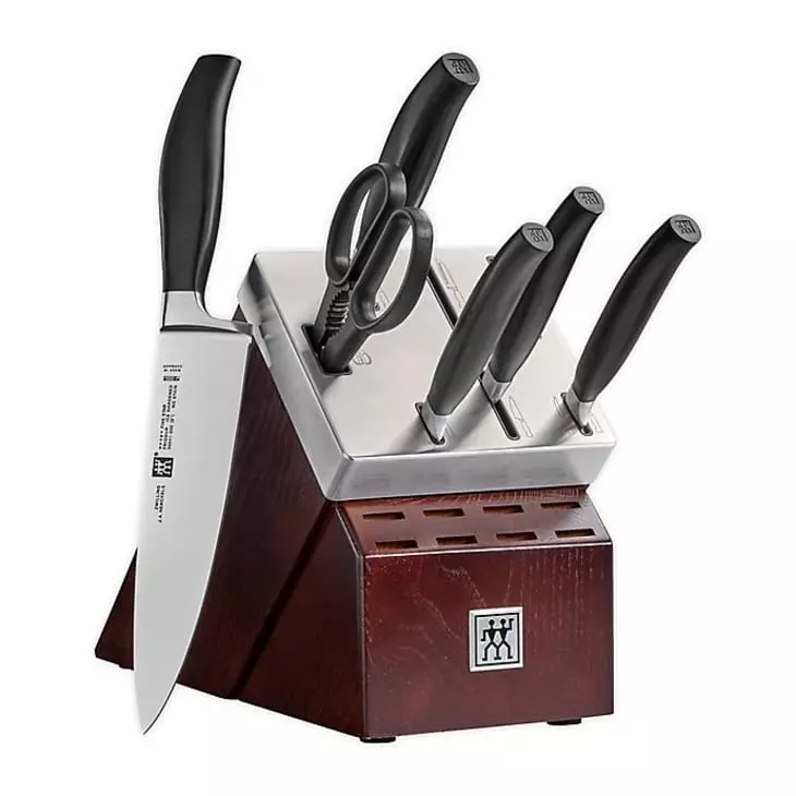 Hoton samfur: Zwilling J.A. Henckels Five Star 7-Piece Self-Sharpening Knife Block Set