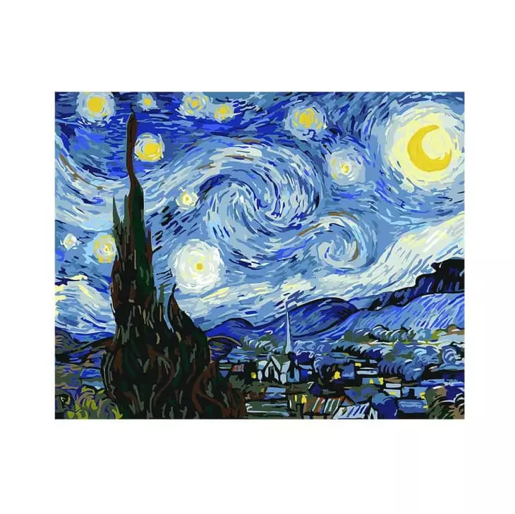 Produktbillede: Starry Night Paint-by-Number Kit