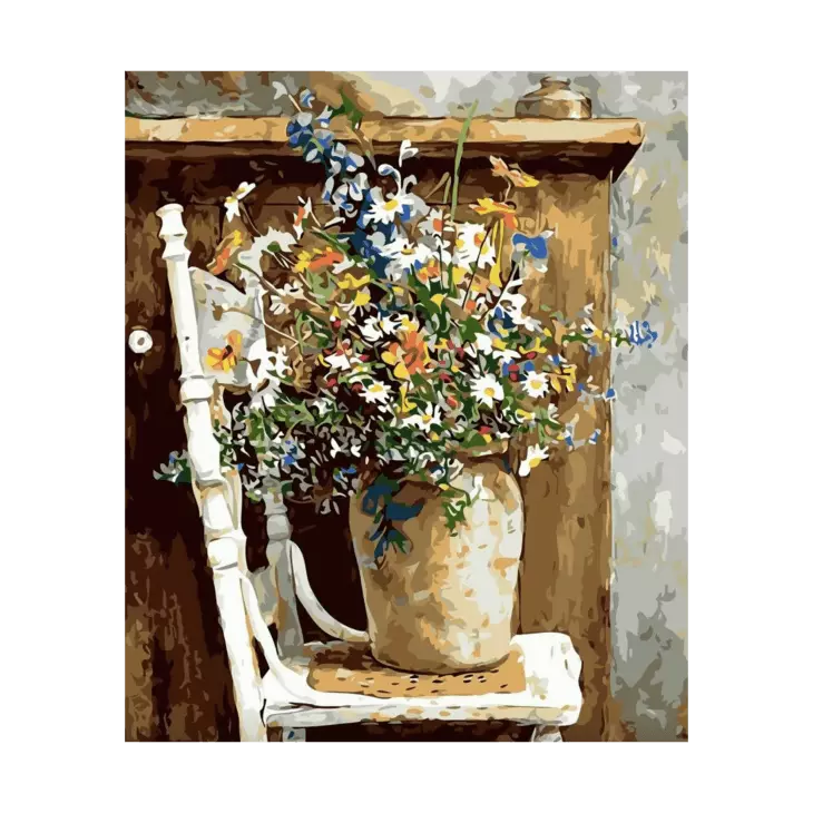 Produktbillede: Wildflowers Paint-by-Number Kit