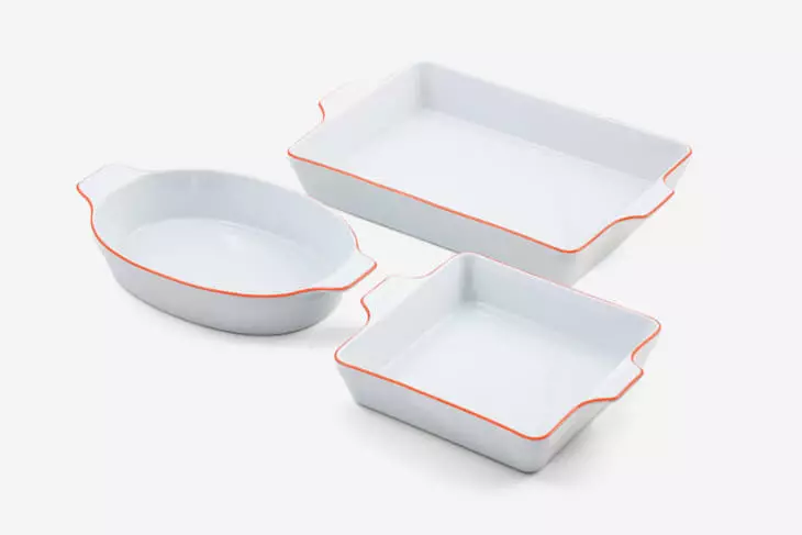 Image du produit : ensemble de plats de cuisson en porcelaine