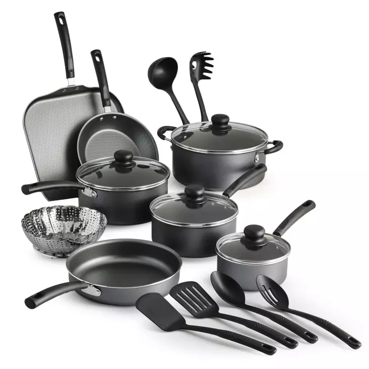 Setšoantšo sa Sehlahisoa: Tramontina Primaware 18 Piece Non-Stick Cookware Set