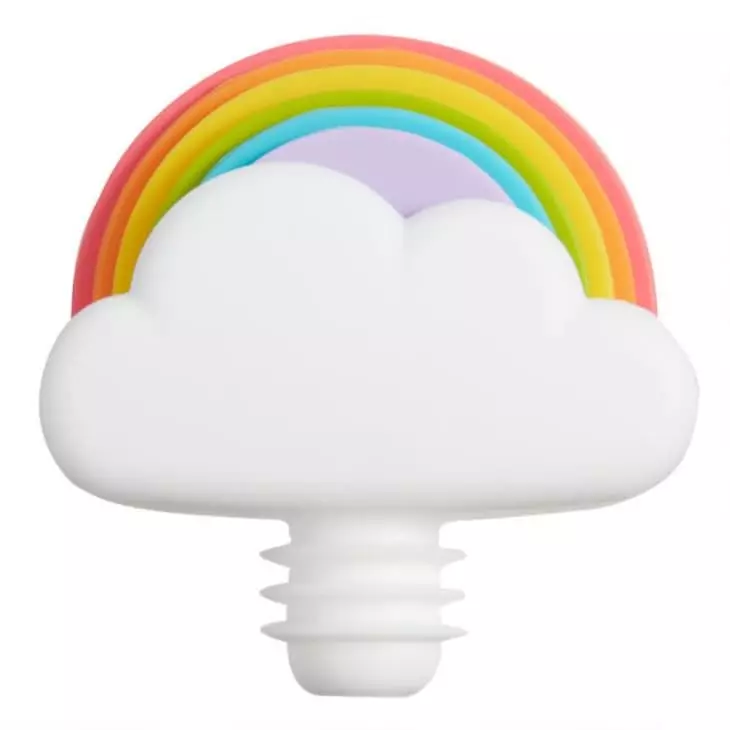 Produkbeeld: Rainbow Wine Stopper En Glas Merkers Stel