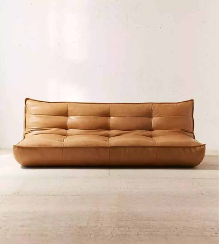 Isithombe somkhiqizo: I-Greta Recycled Leather Sofa XL Sleeper Sofa