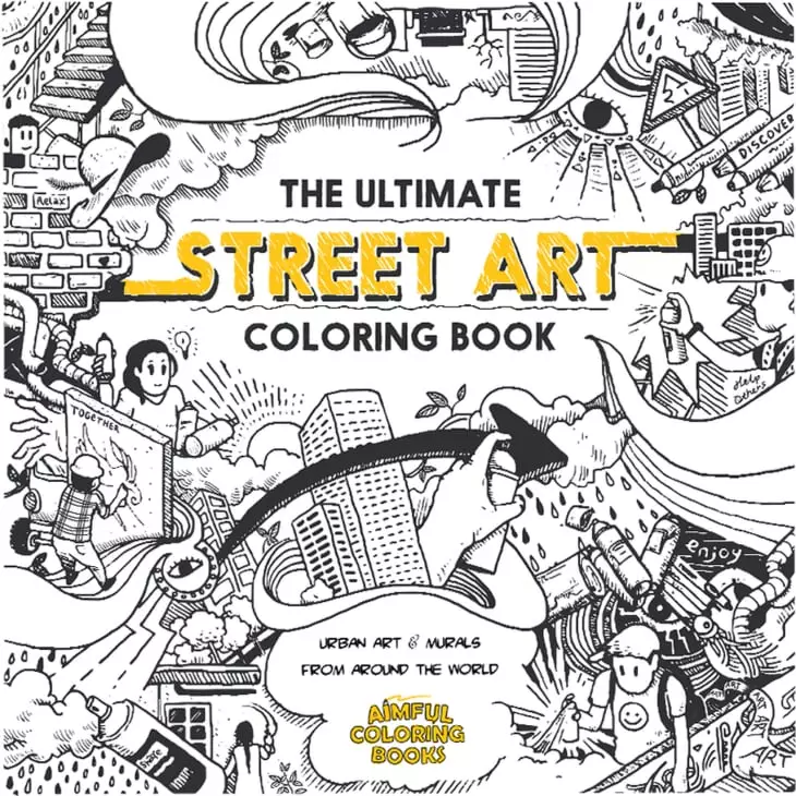 Foto ngwaahịa: The Ultimate Street Art Coloring Book