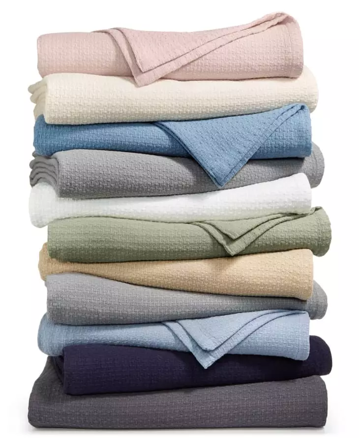 រូបភាពផលិតផល៖ Lauren Ralph Lauren Classic 100% Cotton Blanket, Full/Queen