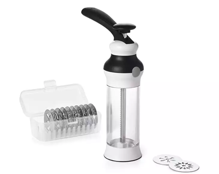 Khoom duab: OXO Zoo Grips 14-Piece Cookie Press Set