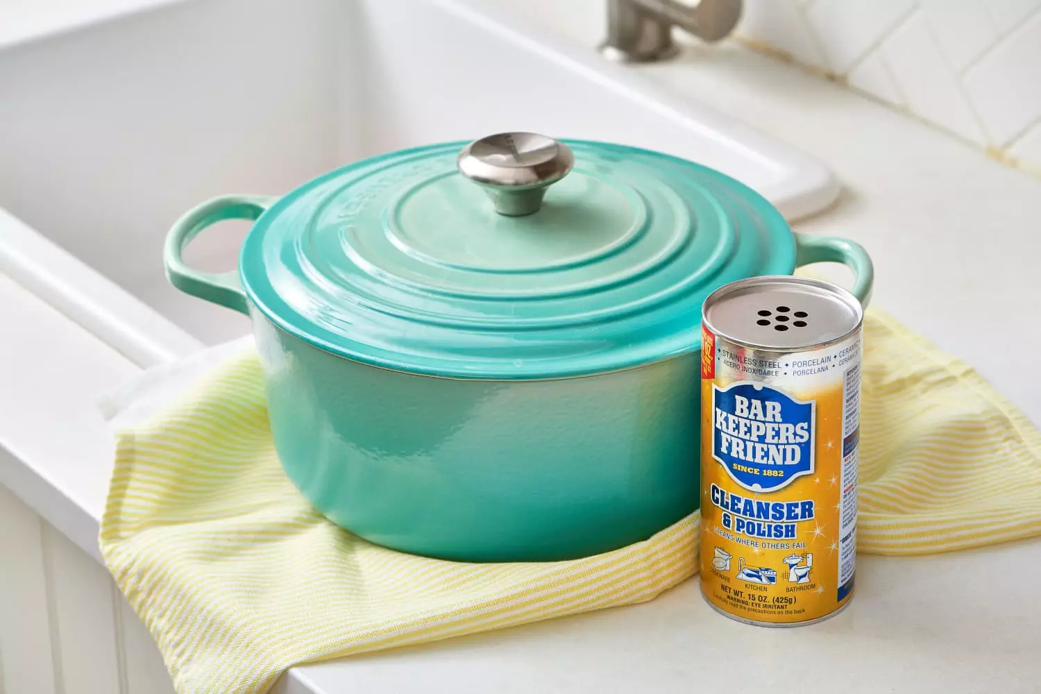 6 Dinge, die Sie niemals mit Bar Keepers Friend reinigen sollten