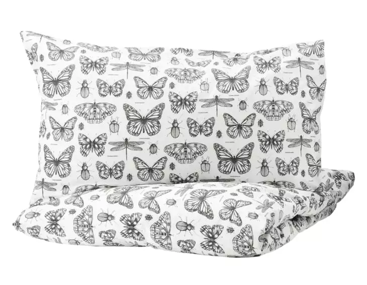 Butterfly pattern duvet cover