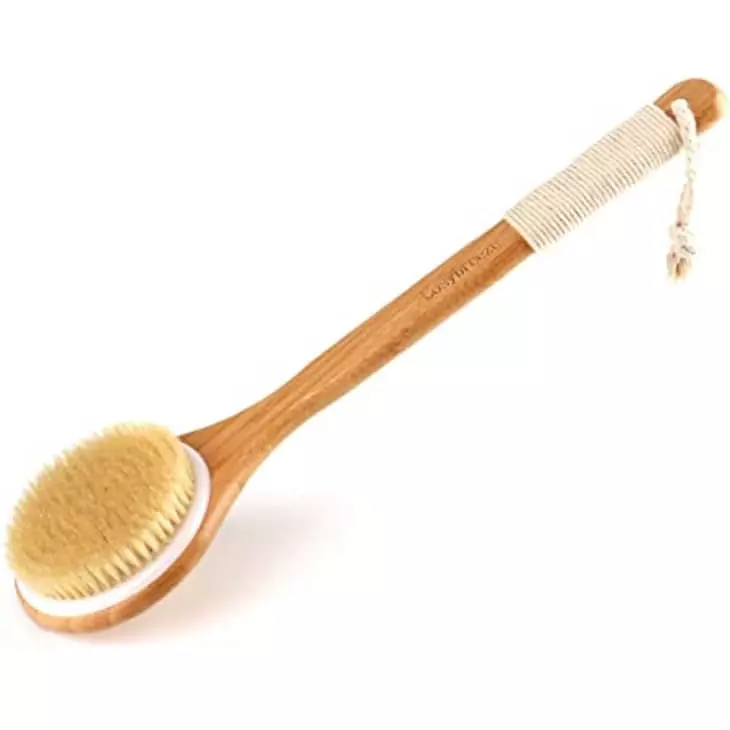 Image du produit : brosse pour le corps avec long manche en bambou