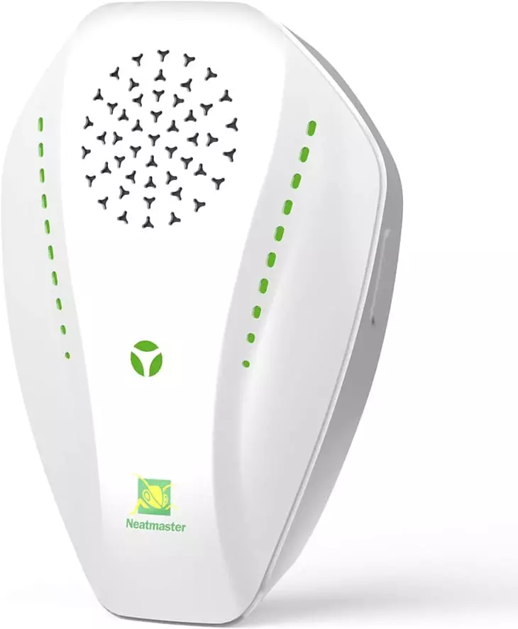 Produkto vaizdas: Neatmaster Ultrasonic Pest Repeller elektroninis kištukas į patalpų kenkėjų atbaidymo priemonę