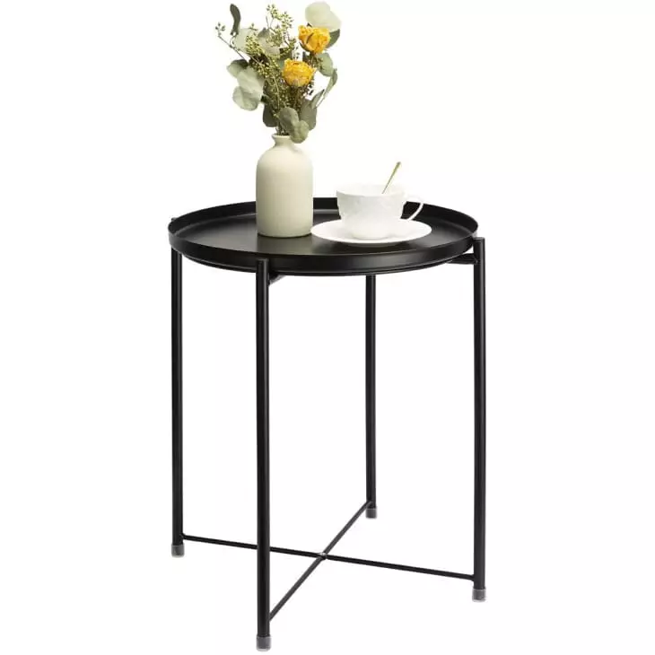 Larawan ng Produkto: danpinera Round Metal Side Table