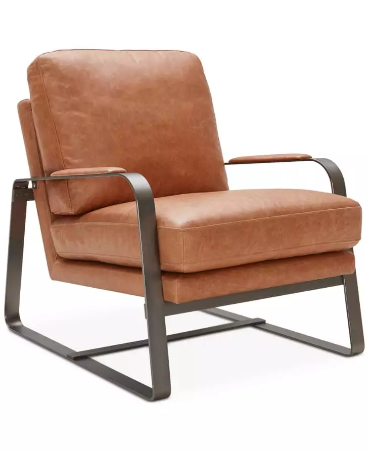 ထုတ်ကုန်ပုံ- Jollene Leather Accent Chair