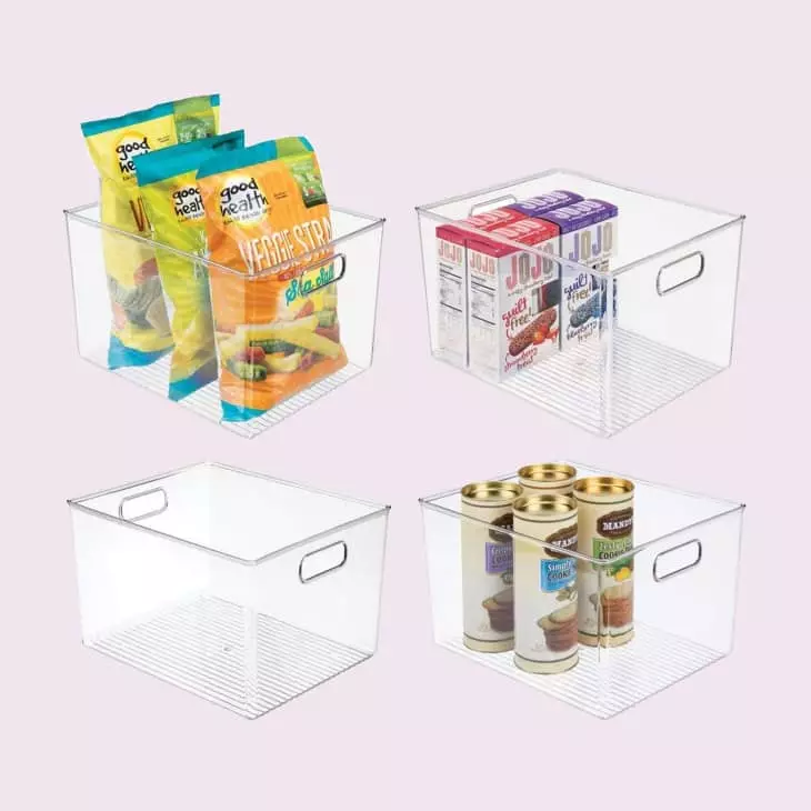 Image du produit : bacs en plastique mDesign, lot de 4