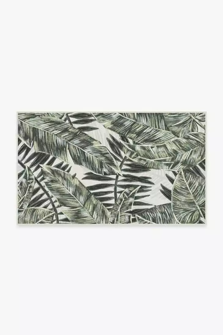 Delwedd Cynnyrch: Rug Gwyrdd Palm Filifera - 3'x5′