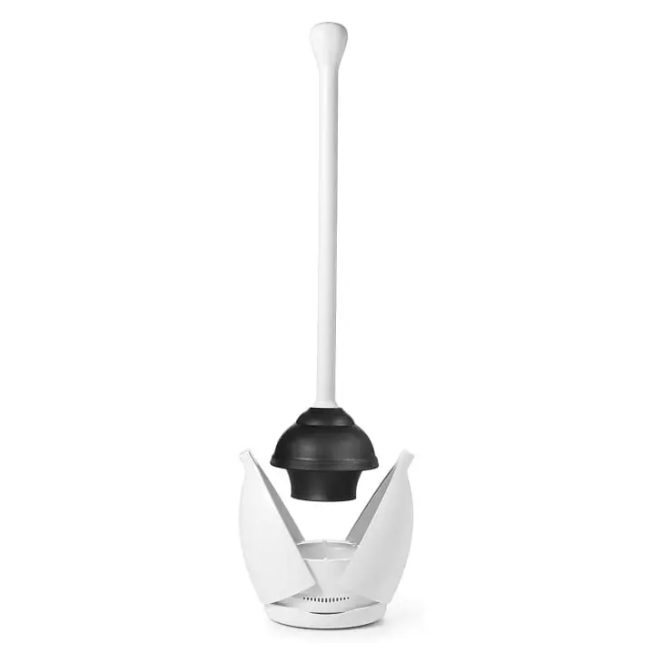 ຮູບພາບຜະລິດຕະພັນ: OXO Good Grips Toilet Plunger with Holder