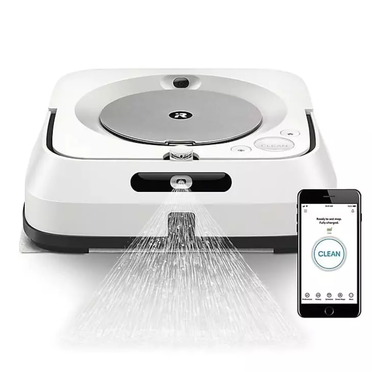 ထုတ်ကုန်ပုံ- iRobot Braava Jet WiFi ချိတ်ဆက်ထားသော စက်ရုပ် Mop