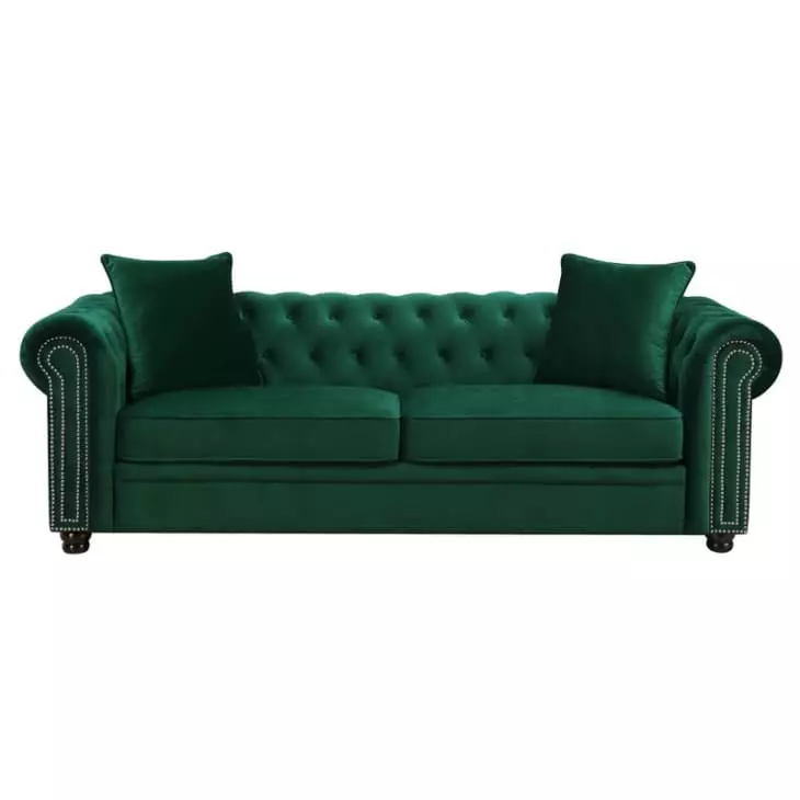 Imagem do produto: Avani Rolled Arm Chesterfield Sofa com almofadas reversíveis