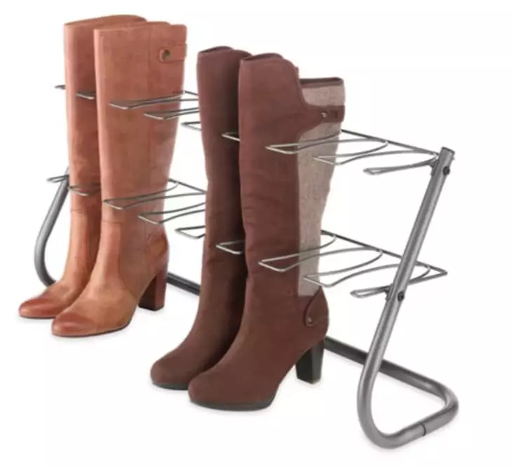 Image du produit : Whitmor 4-Pair Boot Rack – Gunmetal