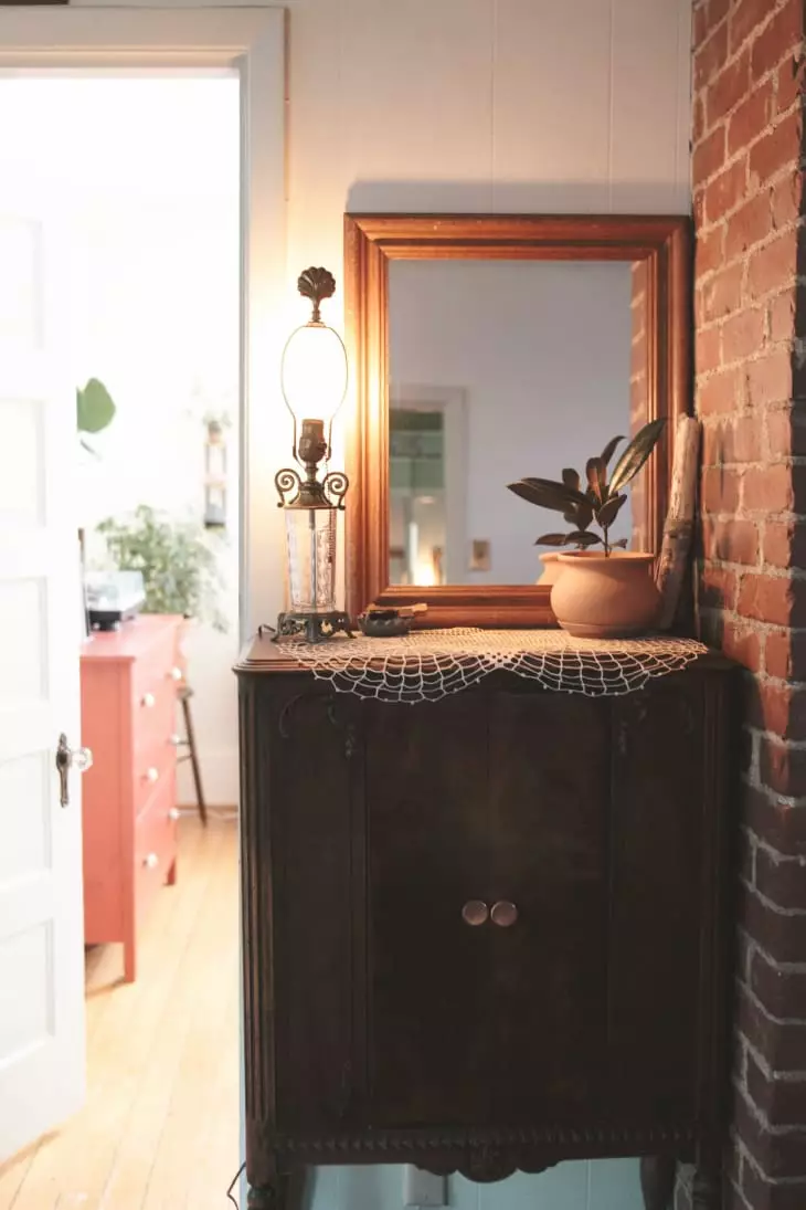 Bedroom dresser vignette