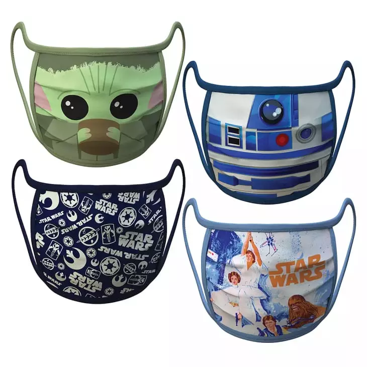 Delwedd Cynnyrch: Set 4-Pecyn Masgiau Wyneb Brethyn Star Wars