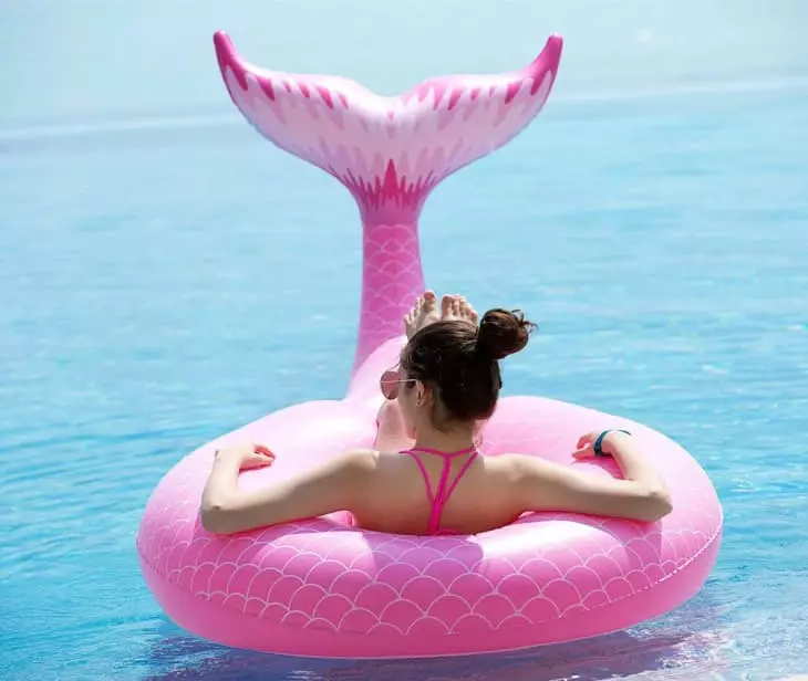 නිෂ්පාදන රූපය: Jasonwell Giant Inflatable Mermaid Tail Pool Float