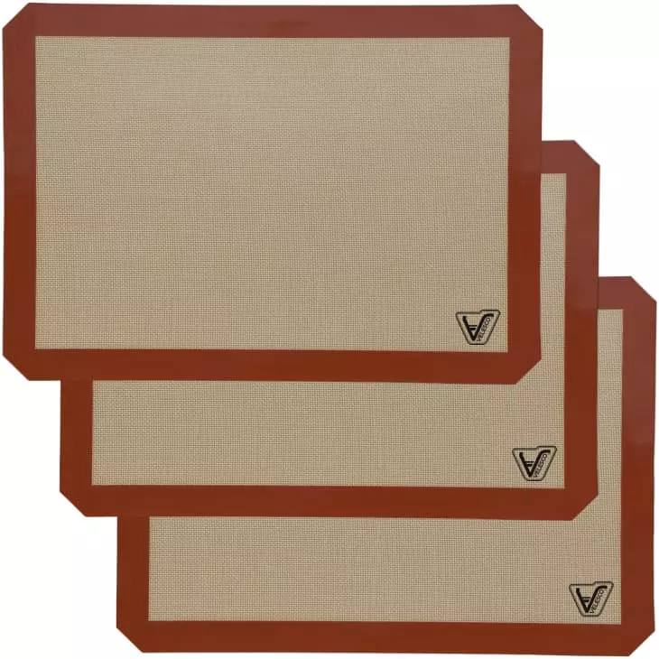 Sarin'ny vokatra: Silicone Baking Mat – Set of 3 Half Sheet