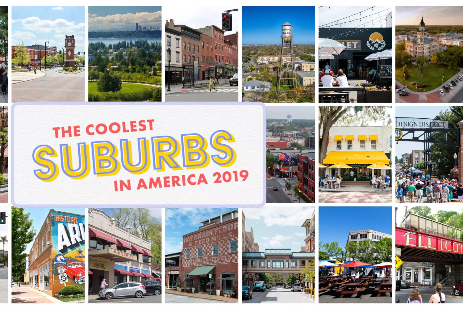 "¿Qué es un suburbio?" Y otras preguntas que hicimos al decidir sobre los suburbios más geniales de Estados Unidos 2019