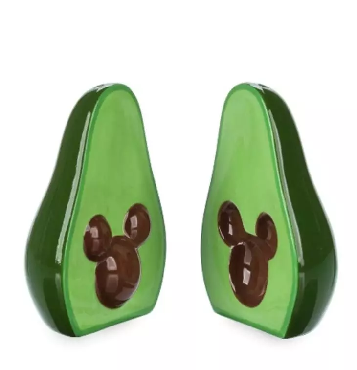 Wêne Hilber: Mickey Mouse Avocado Salt and Pepper Set Shaker