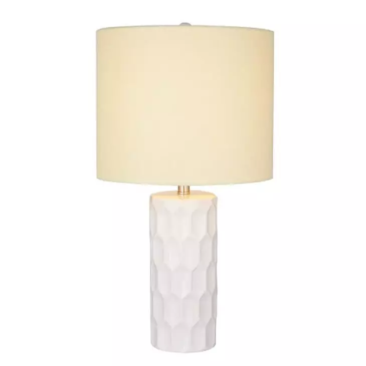 Ata Oloa: Ravenna Home White Ceramic Table Lamp