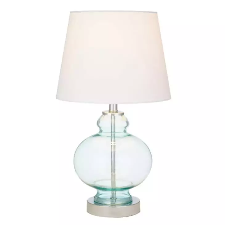 Foto ngwaahịa: Ravenna Home Modern Glass Lamp