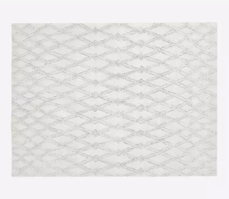 Produkta Bildo: Hazy Lattice Tapiŝo, Alabastro 5' x 8'