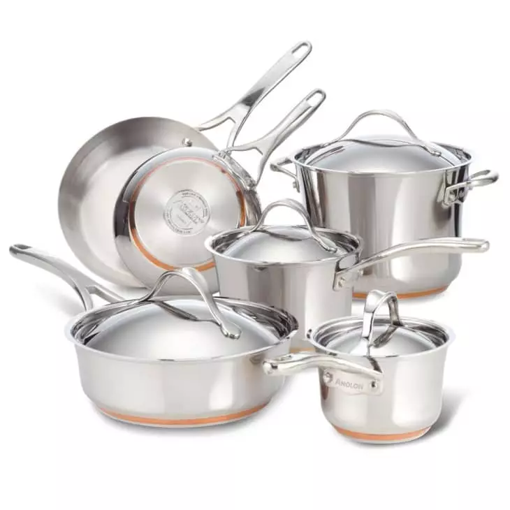 រូបភាពផលិតផល៖ Nouvelle Stainless 10-Piece Cookware Set