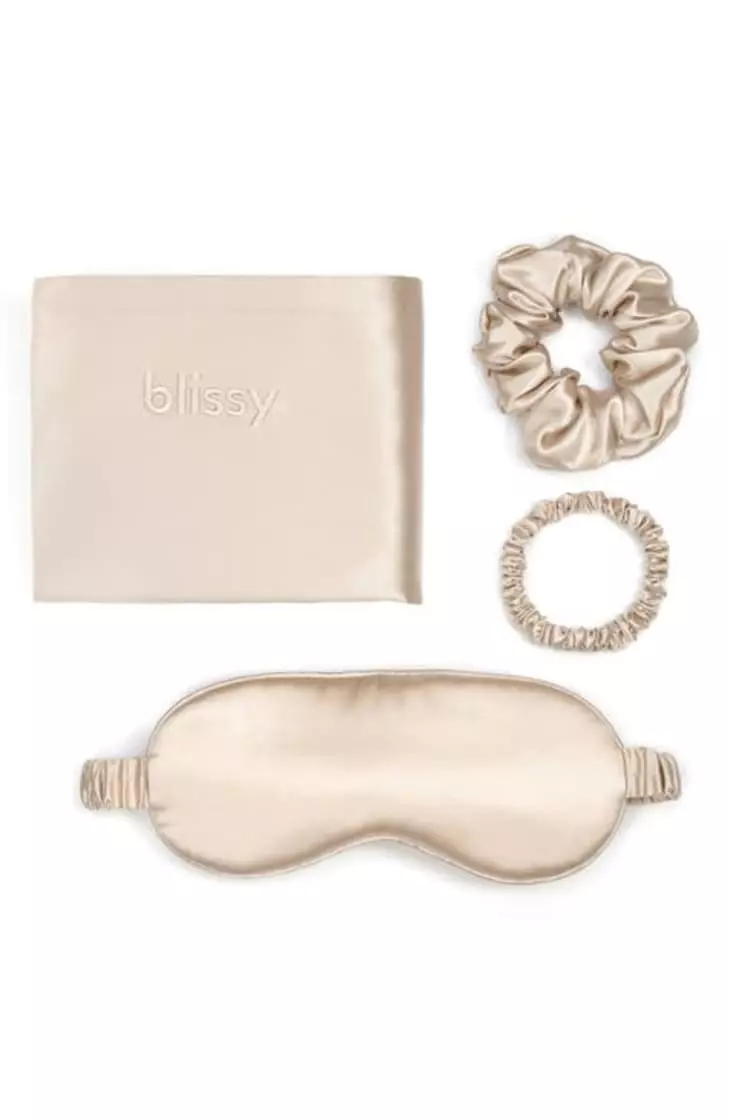 Wêne Hilber: Blissy Dream 4-Piece Mulberry Silk Set