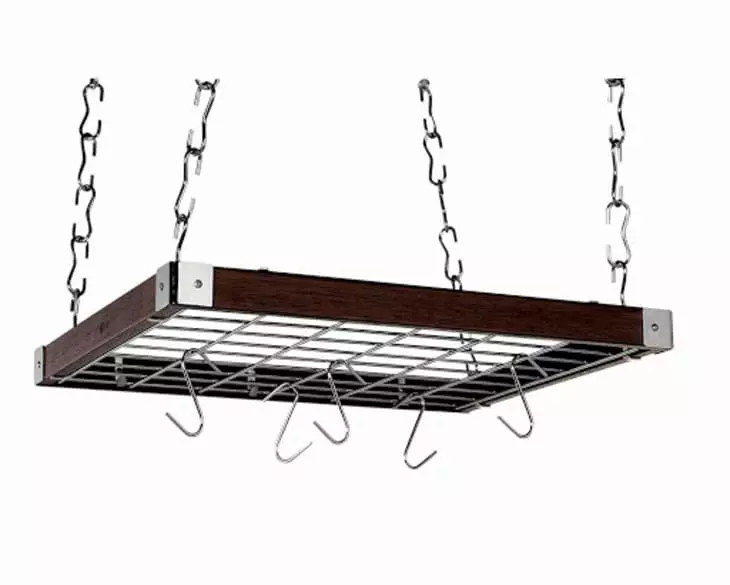 Umfanekiso weMveliso: Concept Housewares Square Grid Ceiling Rack