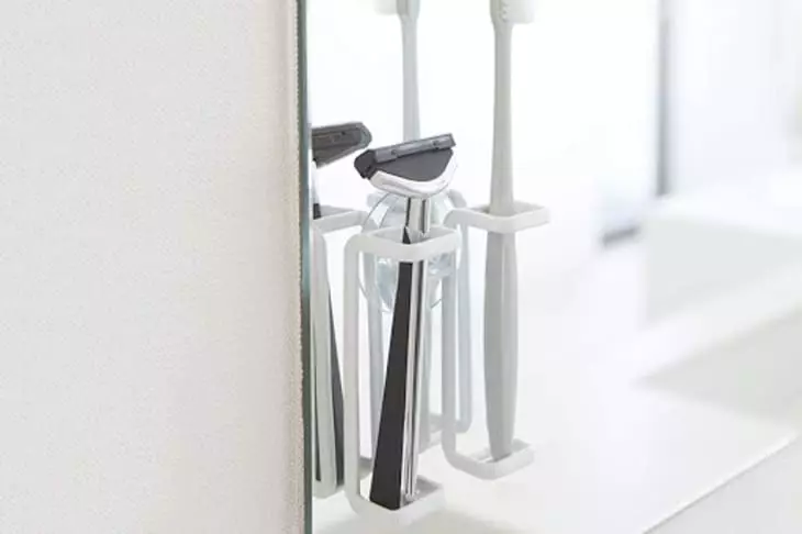 Gambar Produk: YAMAZAKI home Tower Toothbrush Holder White