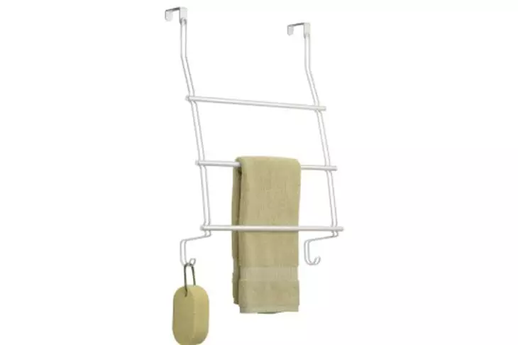 Gambar Produk: mDesign Over The Door Towel Rack with Hooks