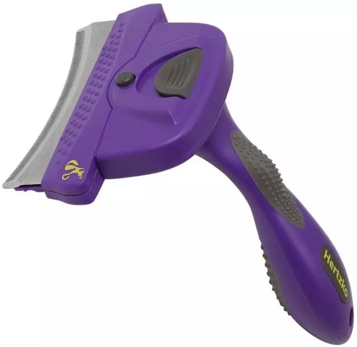 פּראָדוקט בילד: Hertzko Self-Cleaning Deshedding Comb