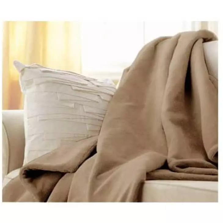 Immaġni tal-Prodott: Sunbeam Microplush Electric Heated Throw Blanket