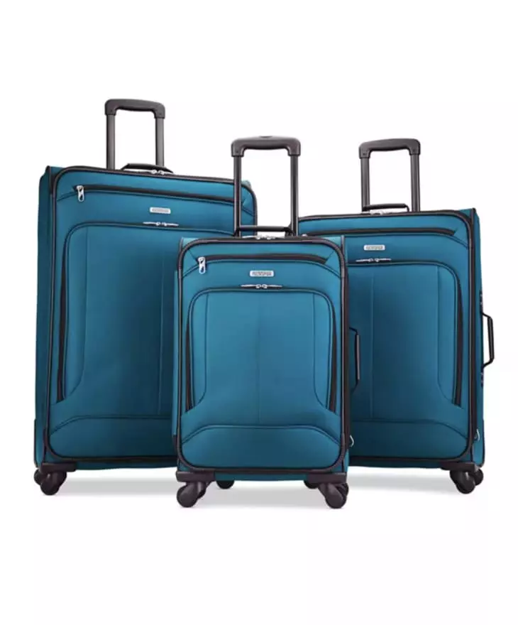 නිෂ්පාදන රූපය: American Tourister Pop Max 3-කෑලි Softside බඩු කට්ටලය