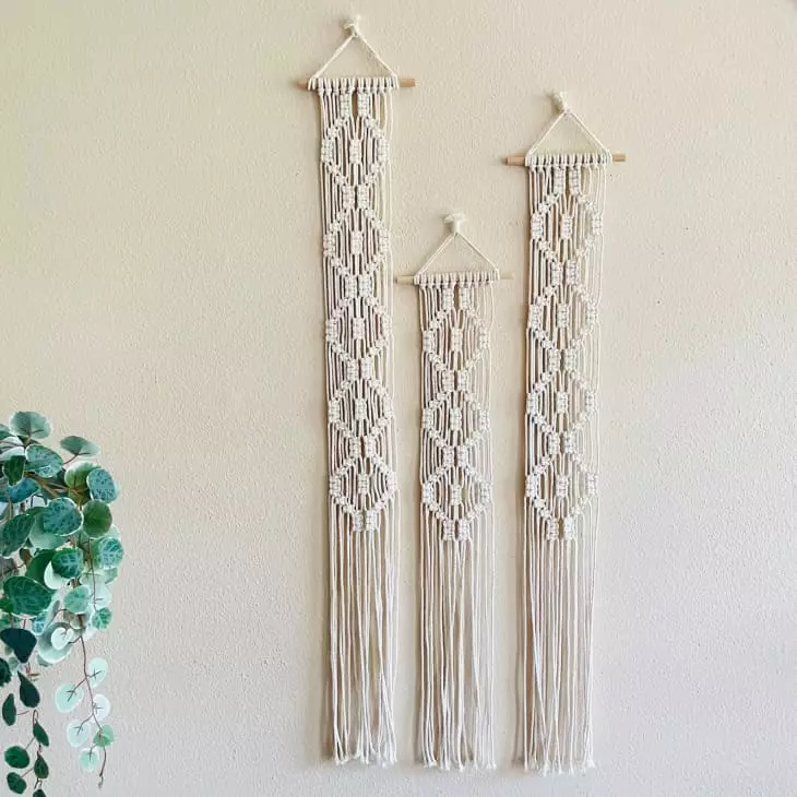 ထုတ်ကုန်ပုံ- Macrame Wall Tapestry (အကြီး)