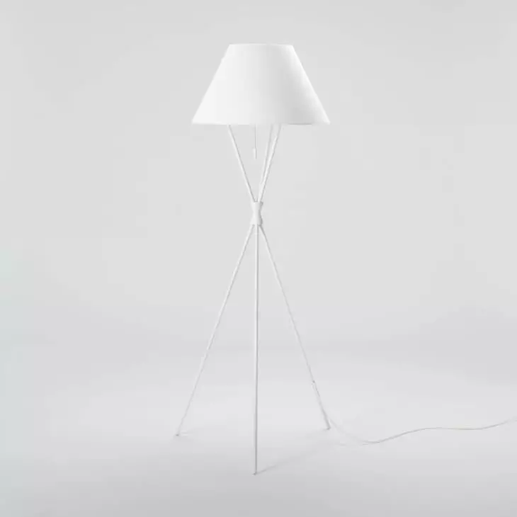 Produkbeeld: Driepootvloerlamp Wit