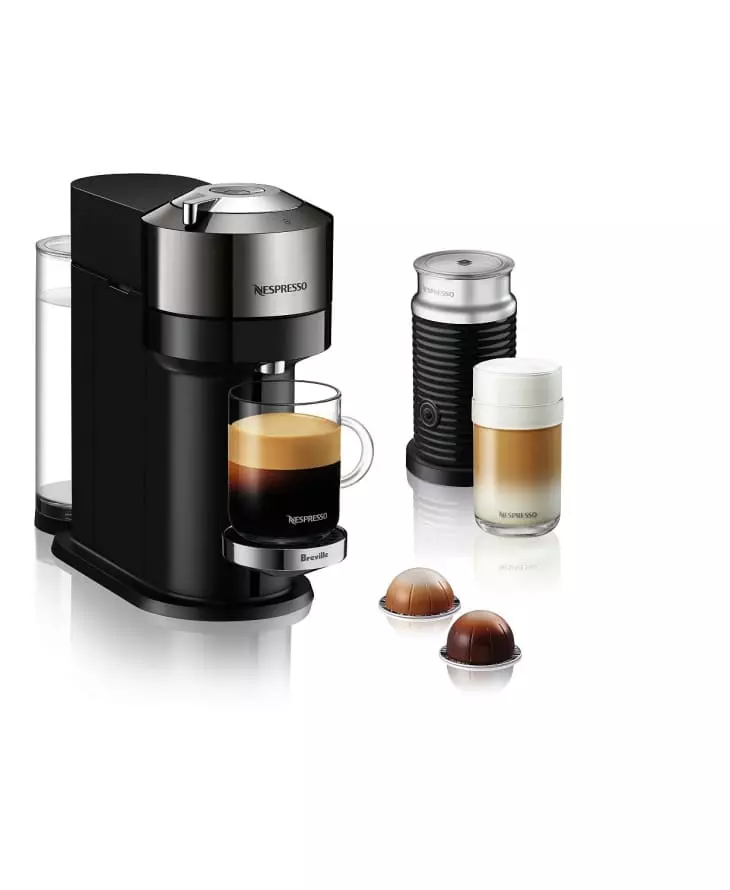 Immaġni tal-Prodott: Vertuo Next Deluxe Kafè u Espresso Maker minn Breville b'Aeroccino Milk Frother