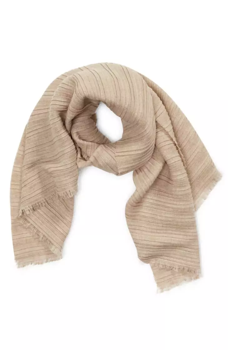 Íomhá Táirge: Plissé Cashmere Scarf