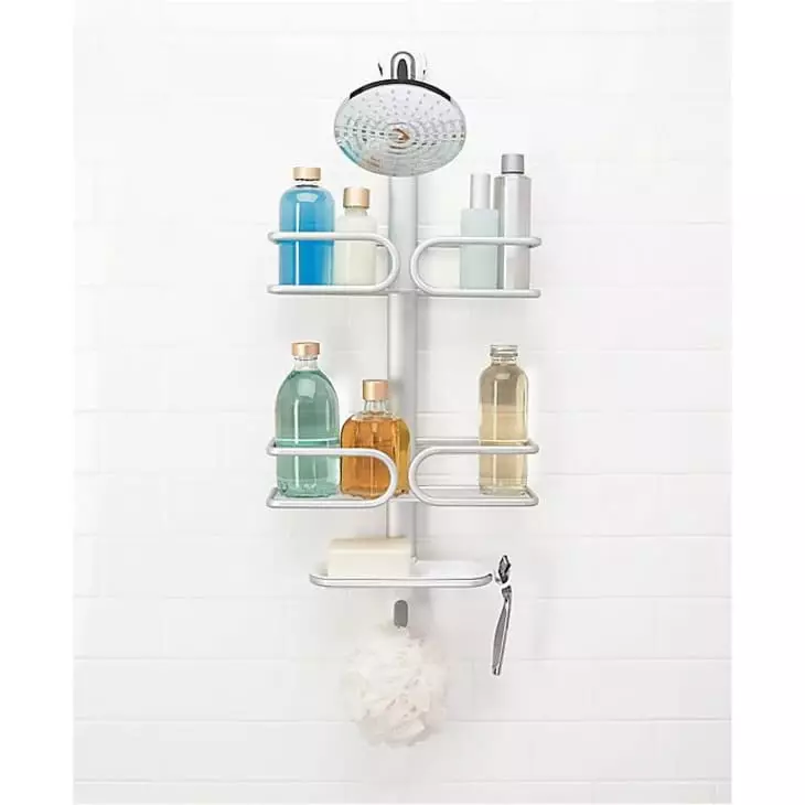 Igishushanyo cyibicuruzwa: OXO Grips Nziza 3-Icyiciro cya Shower Caddy