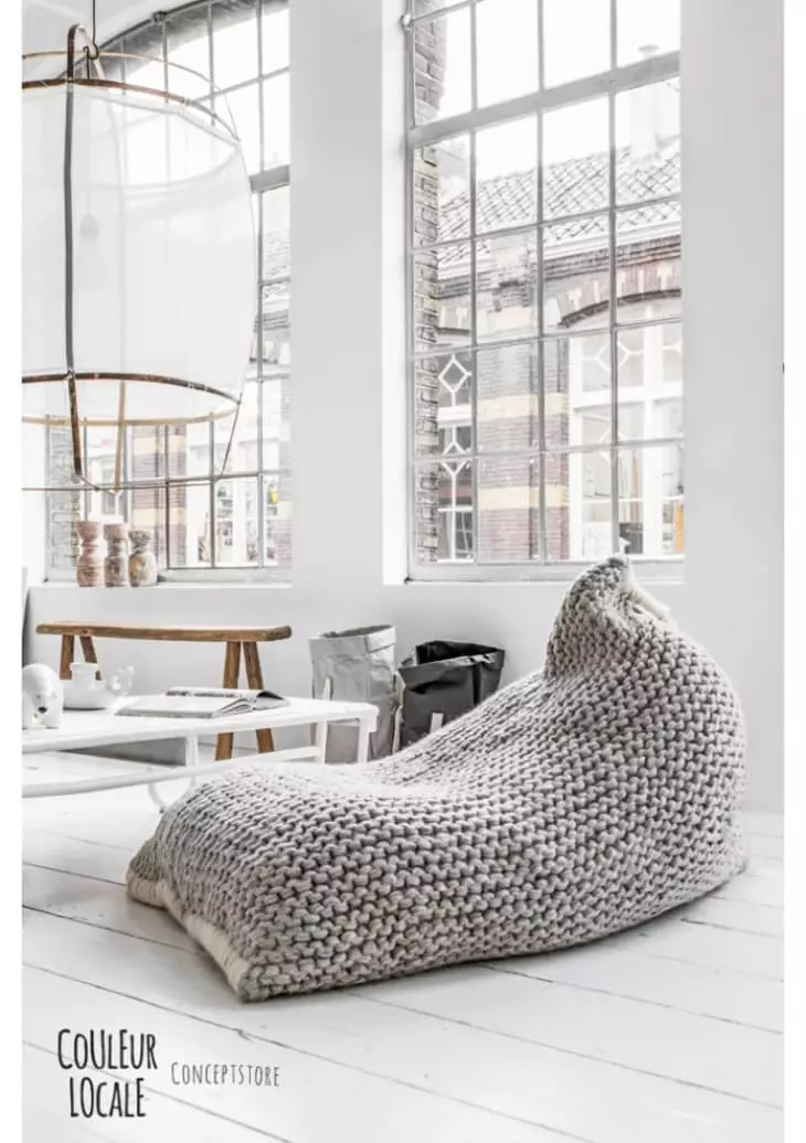 Imaj pwodwi: Zilalila Nest Bean Bag nan Couleur Locale