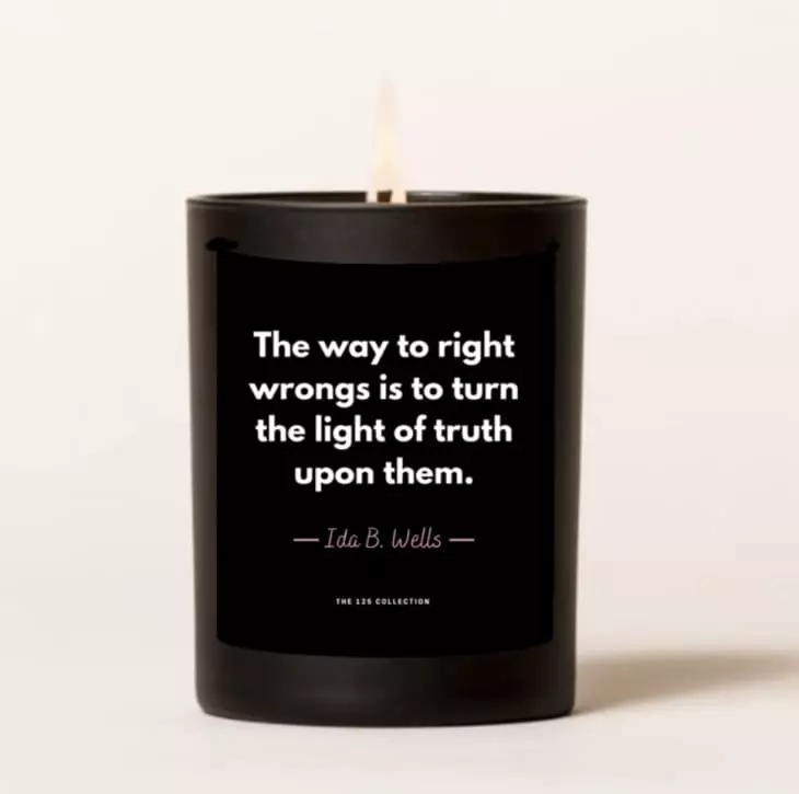 Produktuaren irudia: IDA B WELLS Quote Candle