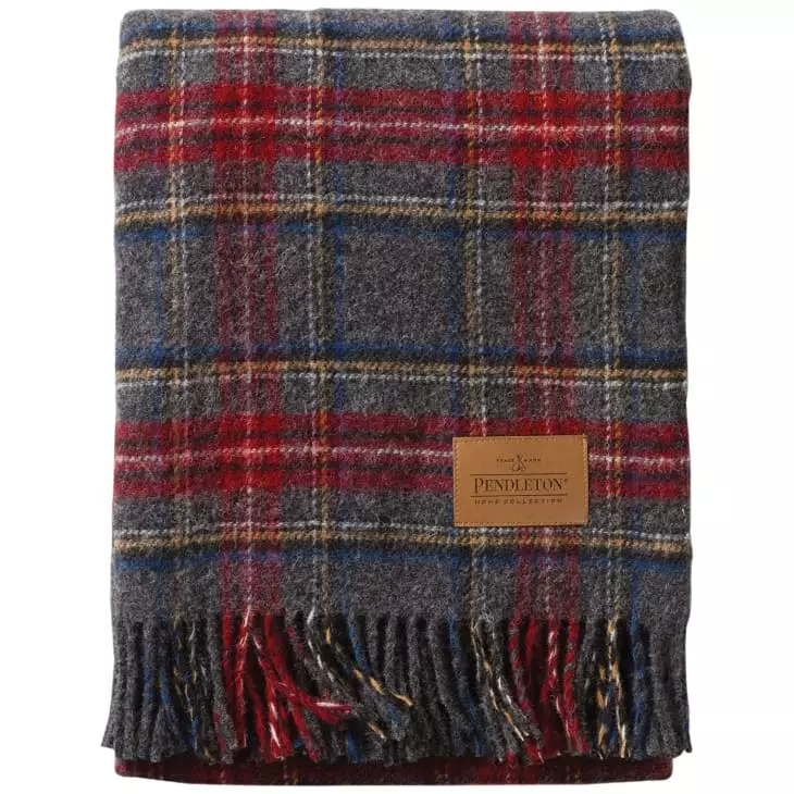 Produit Bild: Pendleton Charcoal Stewart Wool Decken