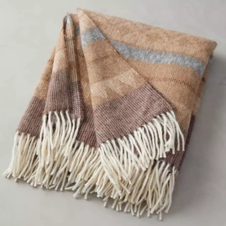 ຮູບພາບຜະລິດຕະພັນ: Vista Stripe Alpaca Wool-Blend Throw