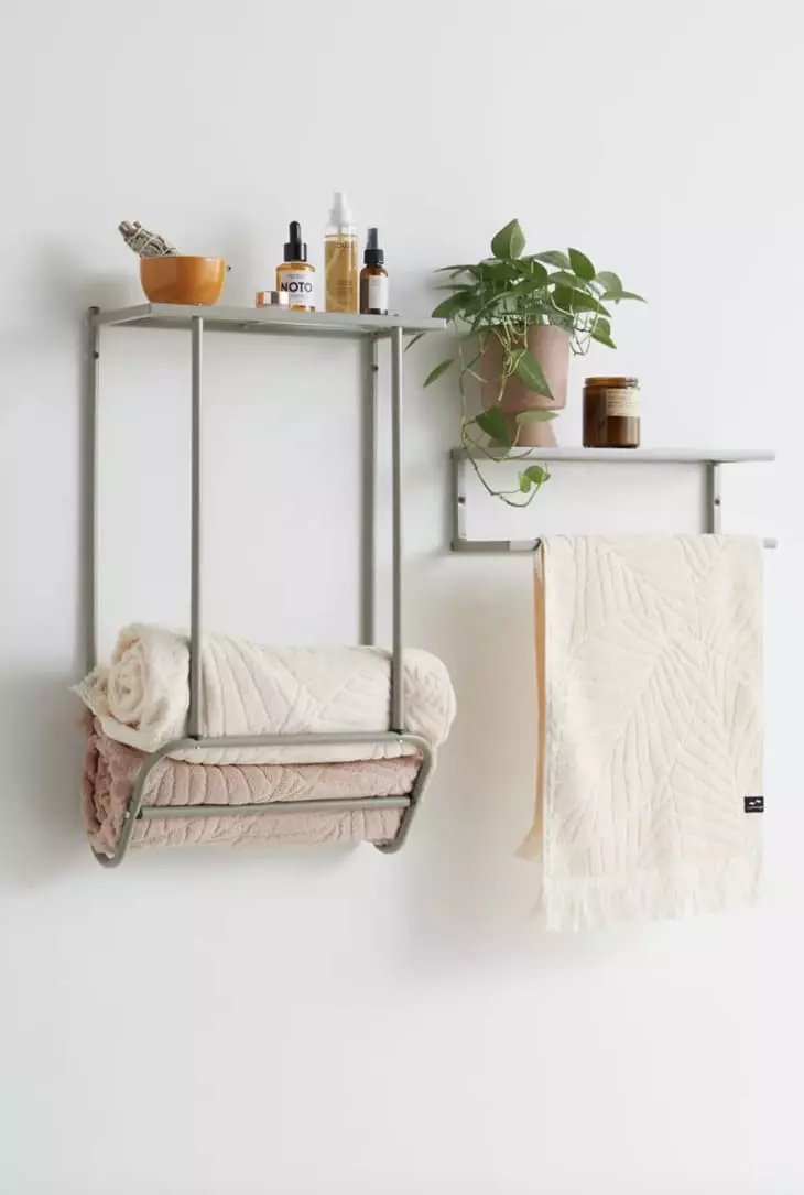 Umfanekiso weMveliso: I-Steel Bathroom Wall Shelf