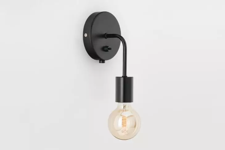 தயாரிப்பு படம்: Loui Wall Sconce Black Flush Mount